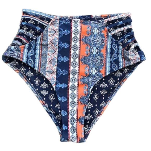 Cupshe | Swim | Cupshe High Rise String Sides Paisley Design Bikini ...